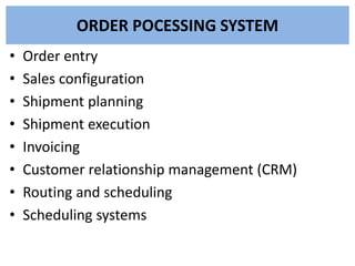 Order processing | PDF