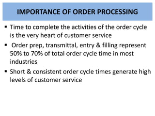 Order processing | PPT