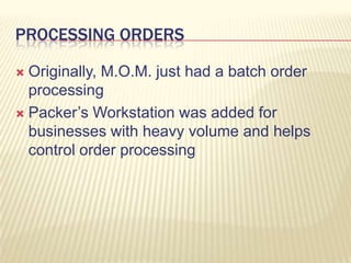 Order processing tips | PPTX