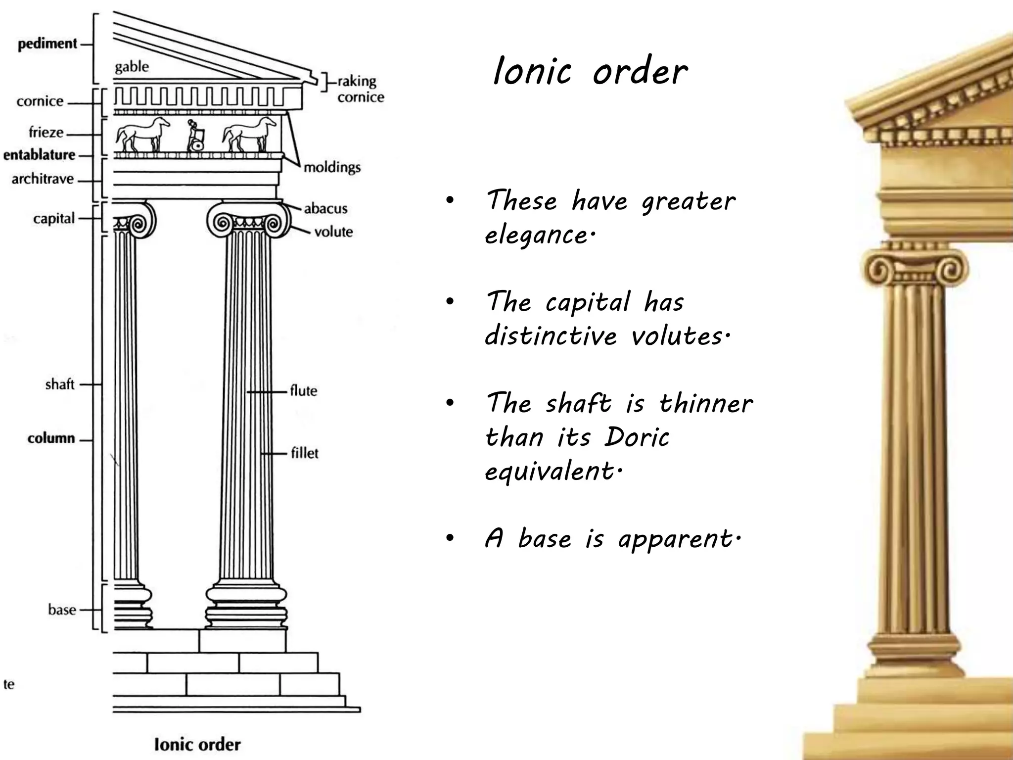 The orders of greek architecture | PPTX