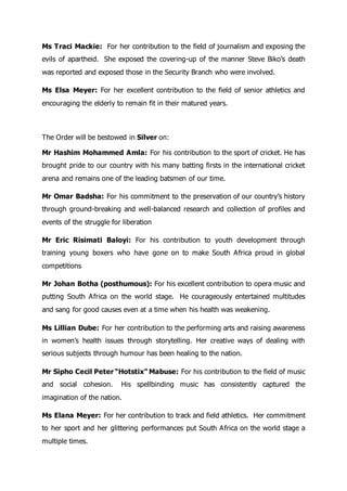 National Orders | DOCX