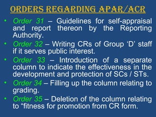Orders regarding apar | PPT | Law