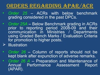 Orders regarding apar | PPT