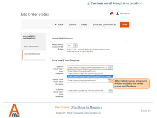 Order Status for Magrnto 2 by Amasty | PPT