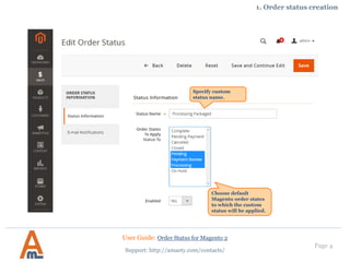 Order Status for Magrnto 2 by Amasty | PPT