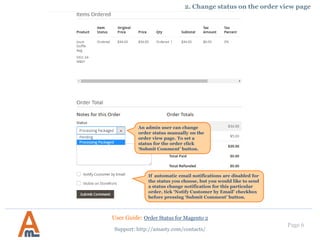 Order Status for Magrnto 2 by Amasty | PPT