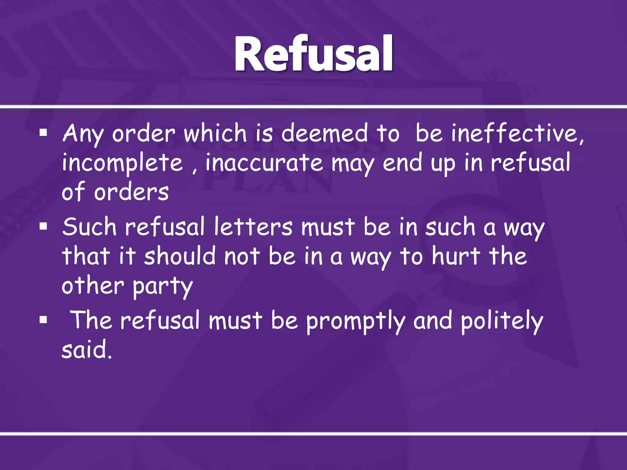 Orders & their execution | PPTX