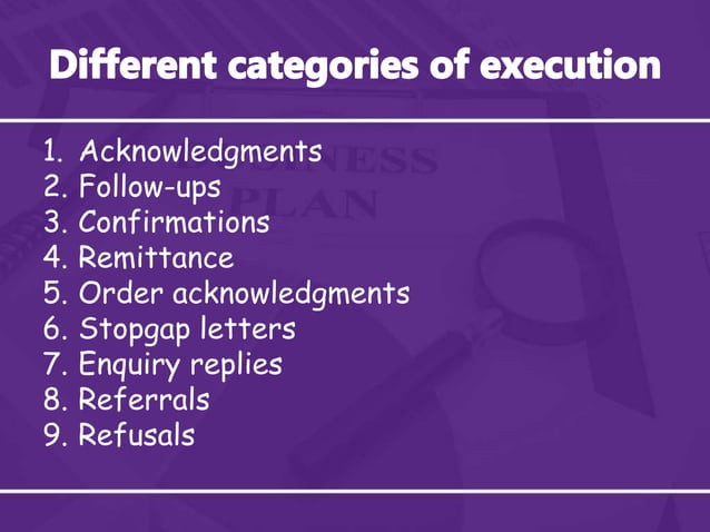 Orders & their execution | PPTX