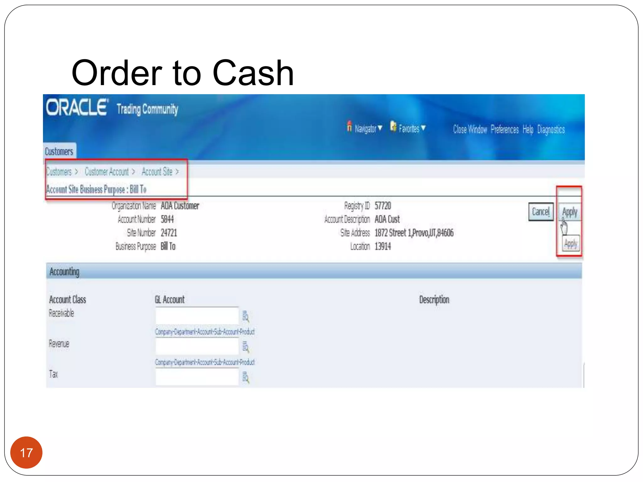 Order to cash | PPTX