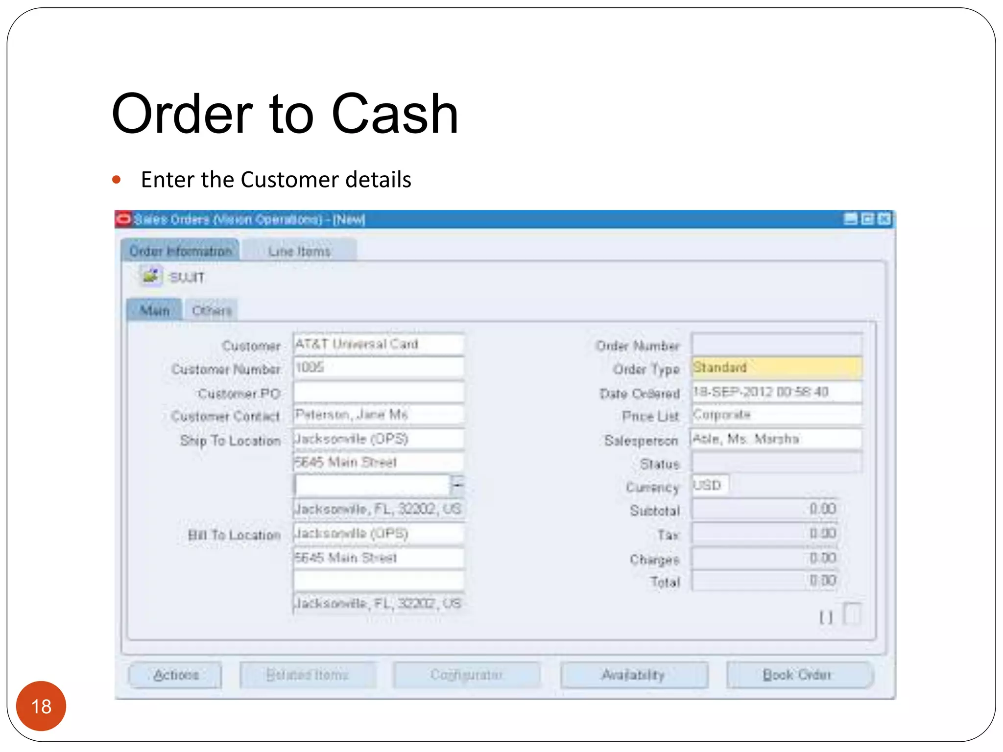 Order to cash | PPTX