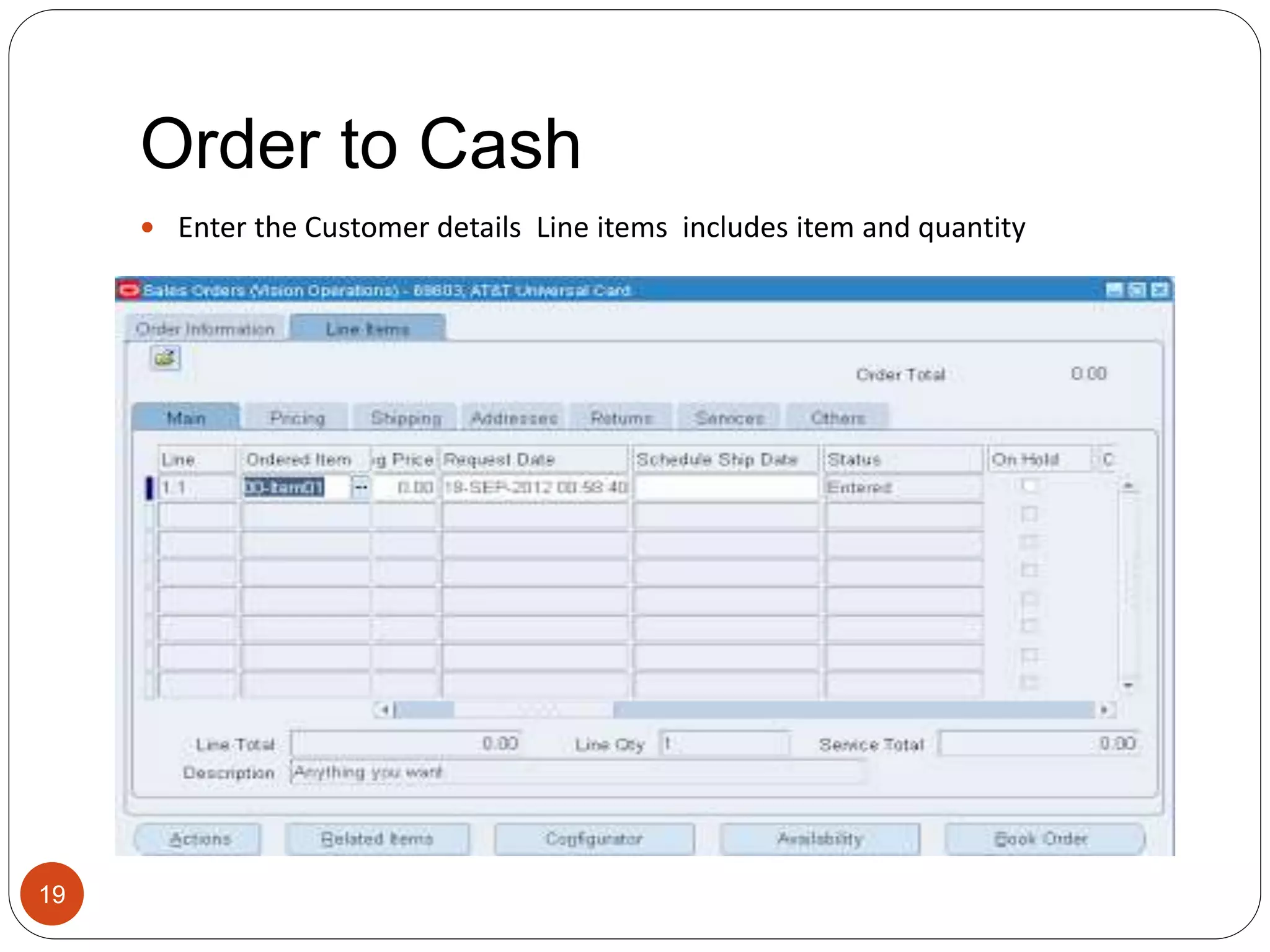 Order to cash | PPTX