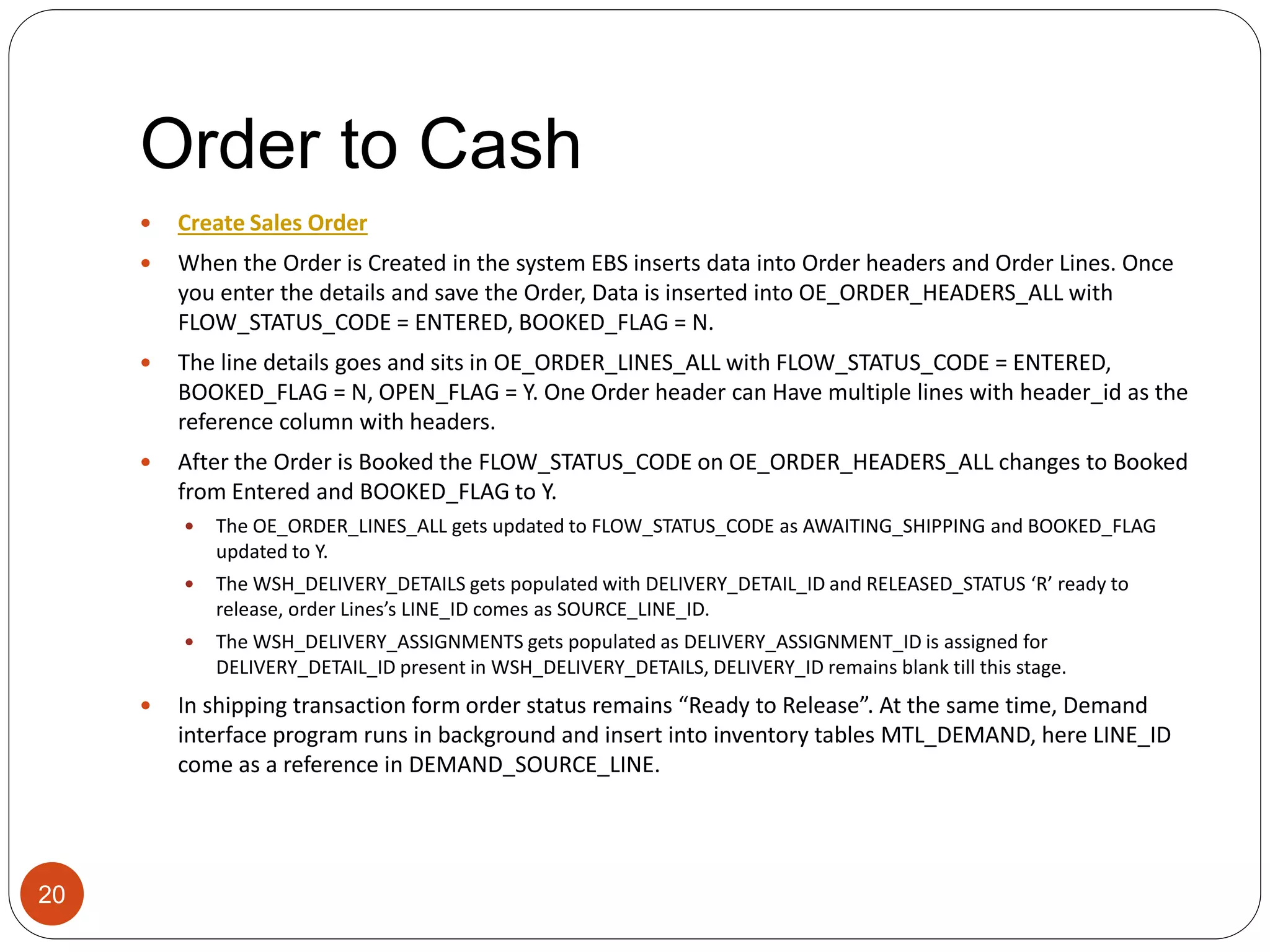Order to cash | PPTX