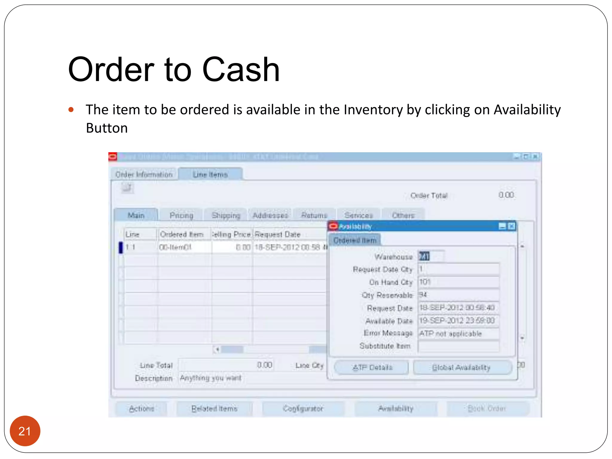 Order to cash | PPTX