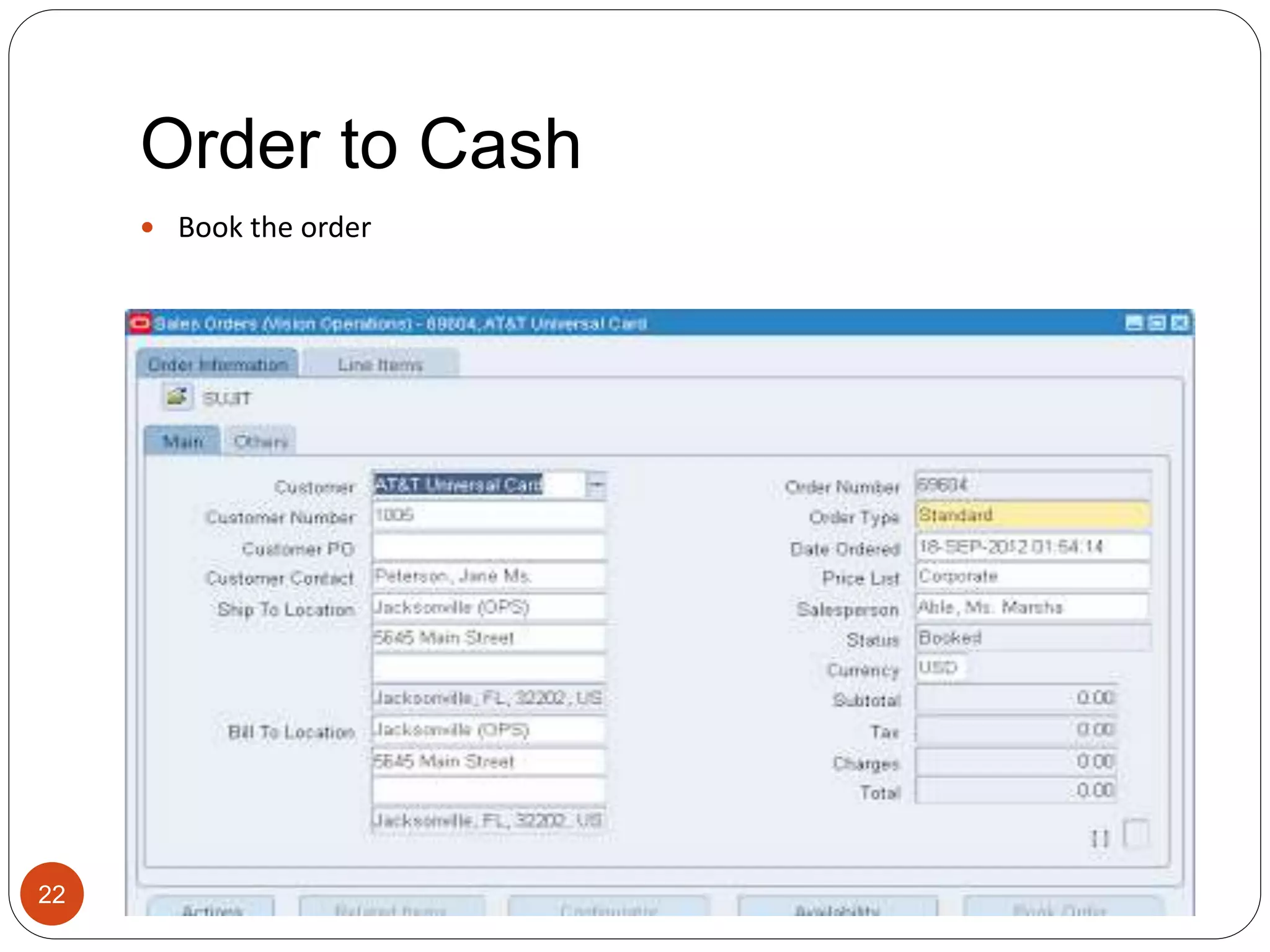 Order to cash | PPTX