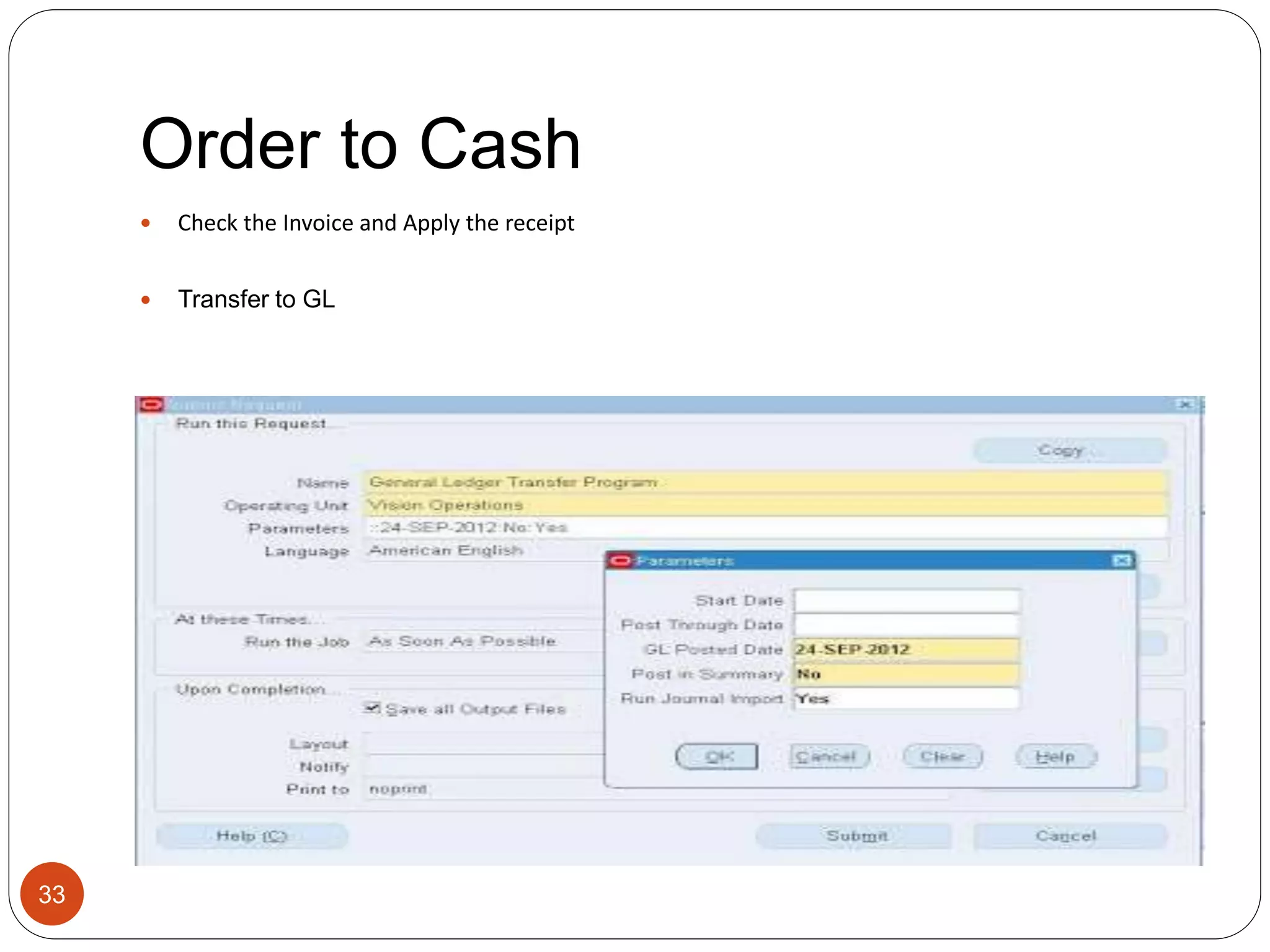 Order to cash | PPTX