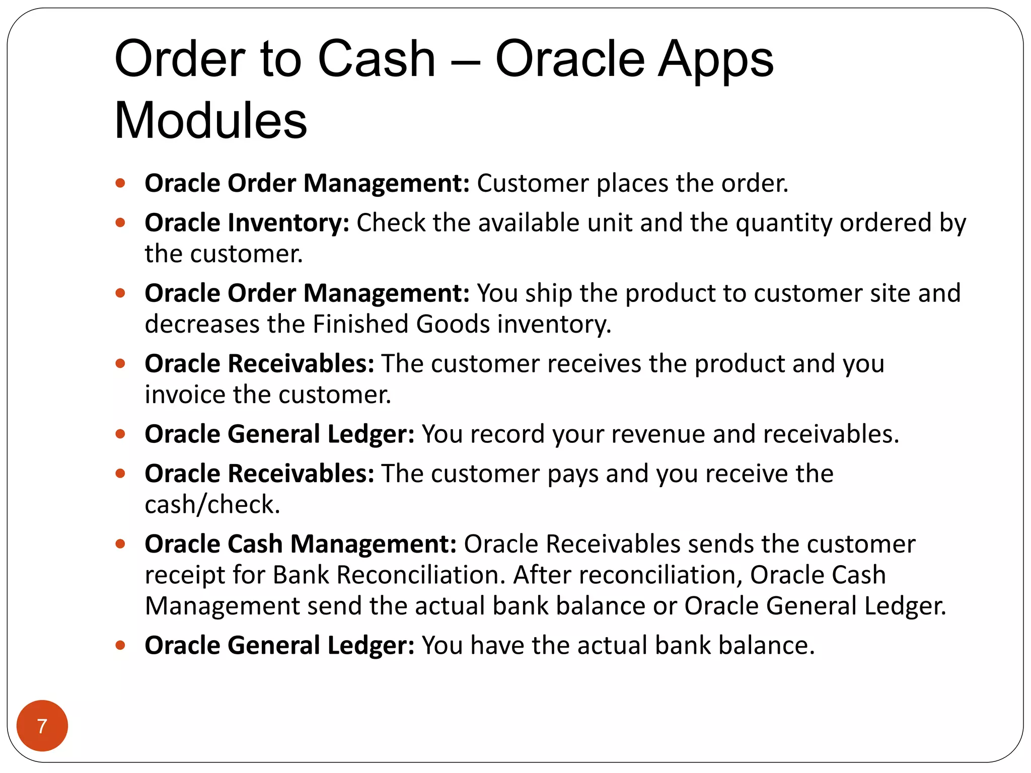 Order to cash | PPTX