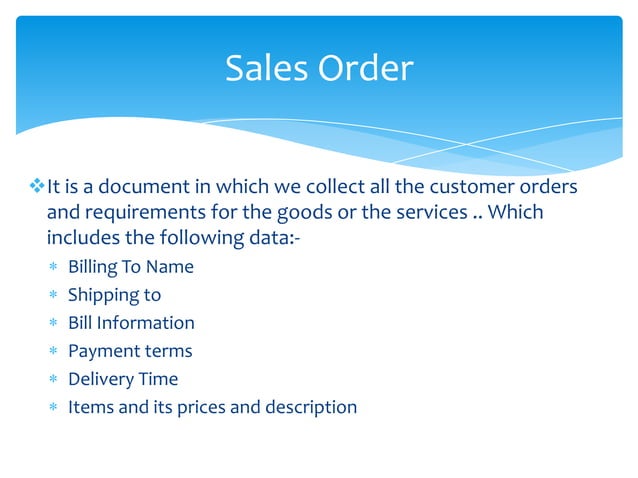 SAP Order To Cash Cycle | PPTX