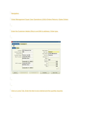 Order to cash cycle | DOC | Logistics | Business