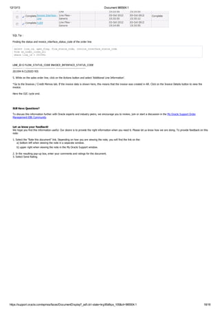 Order to cash flow cycle in order management | PDF