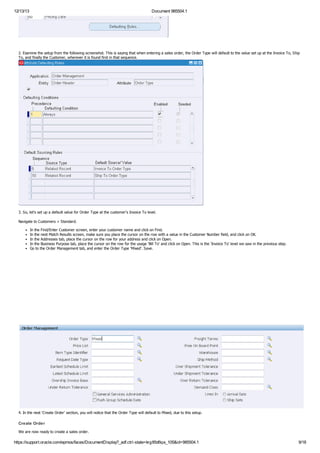 Order to cash flow cycle in order management | PDF