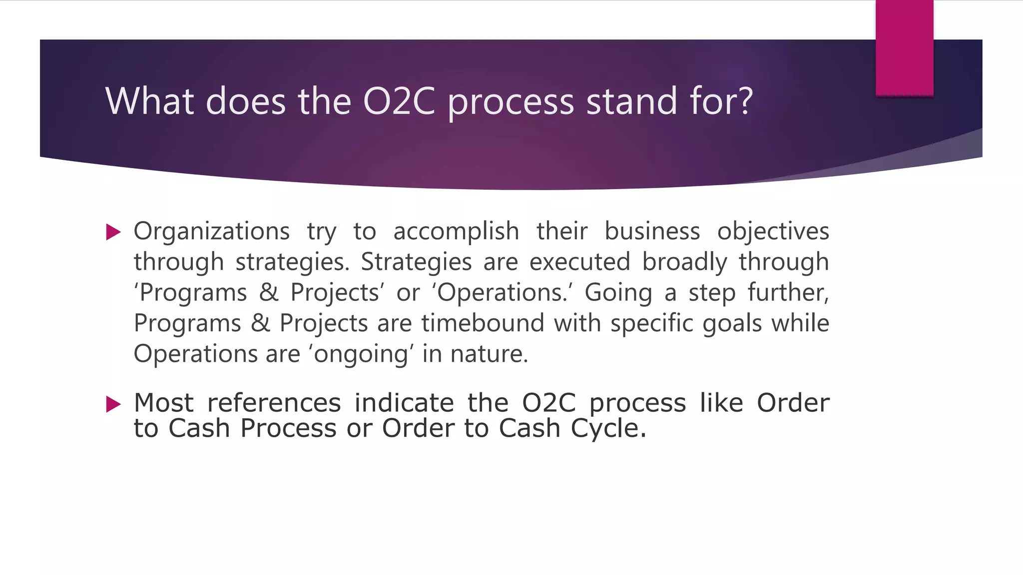 Order to cash process ppt | PPTX