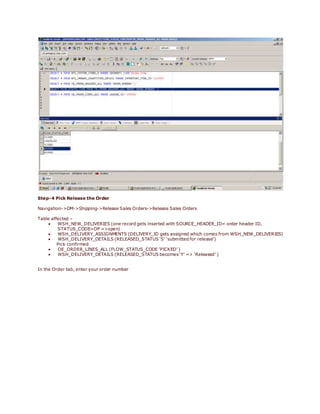 Order to cash with tables | DOCX