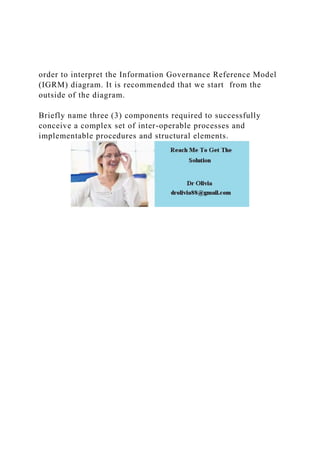 order to interpret the Information Governance Reference Model (I.docx