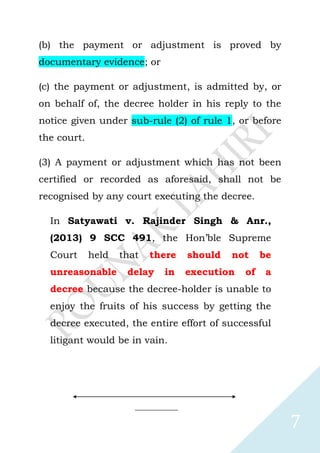 Order 21 RULE 1 AND 2 CPC | PDF | Credit Cards | Personal Debt