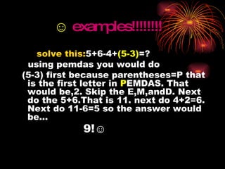 Order of Operations | PPT