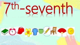 Ordinal Numbers | PPTX