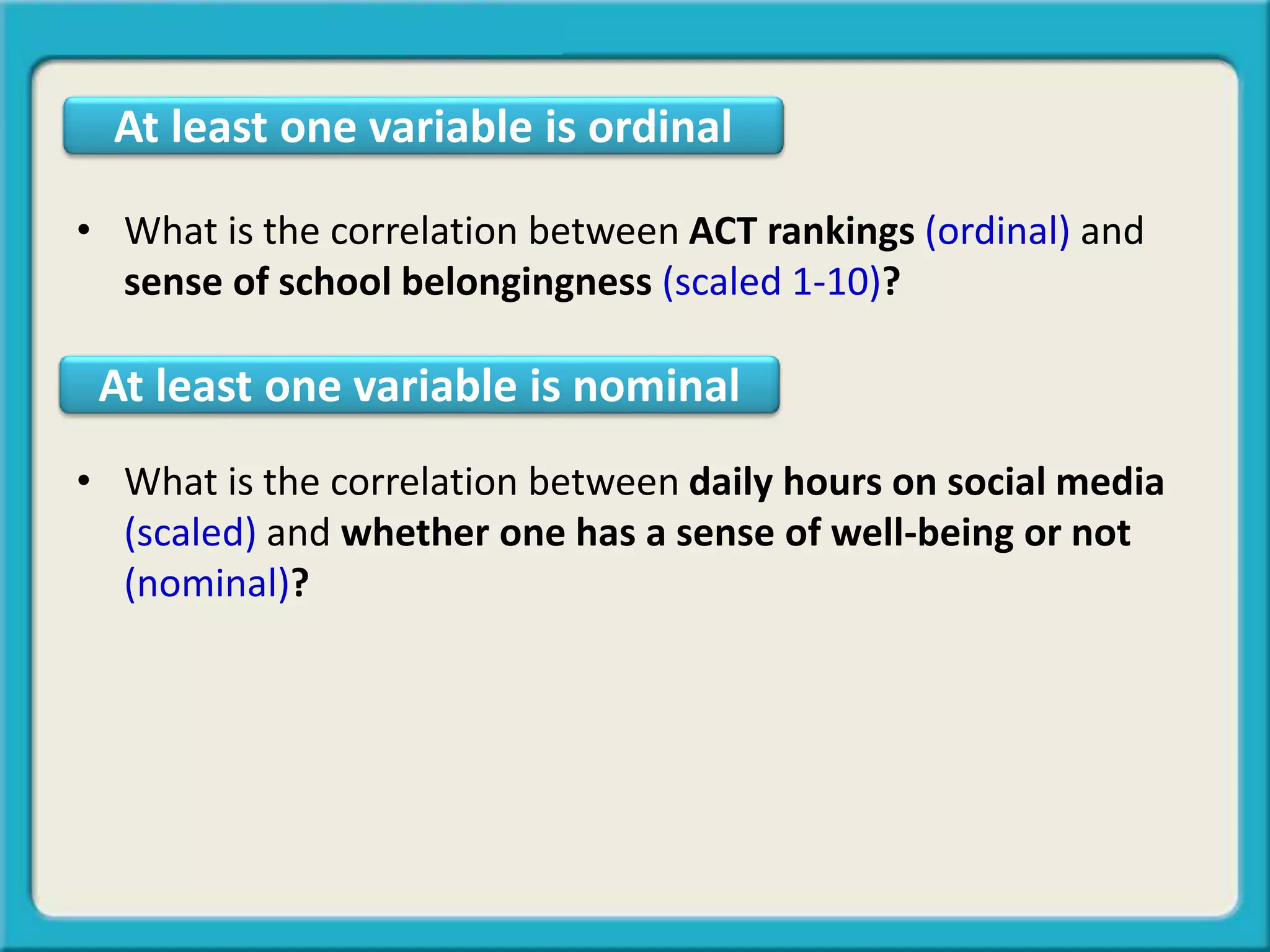 Ordinal and nominal | PPT