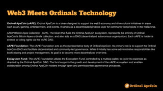 Ordinal ApeCoin Whitepaper.pdf | Internet | Computing