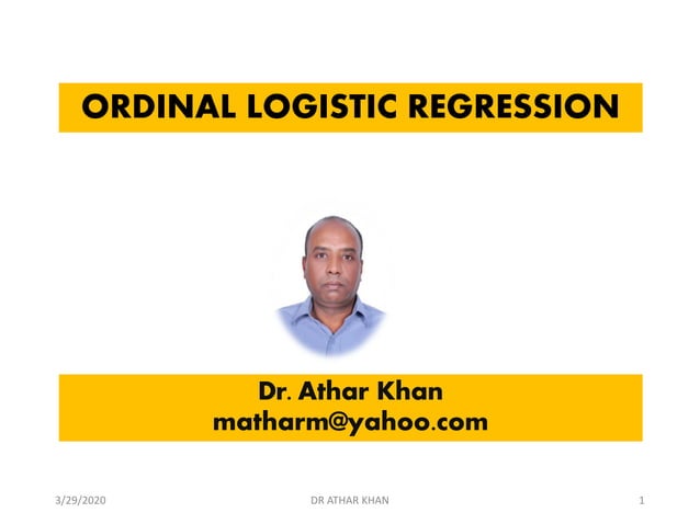 Ordinal logistic regression | PDF | Technology & Computing