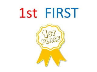 Ordinal numbers | PPT