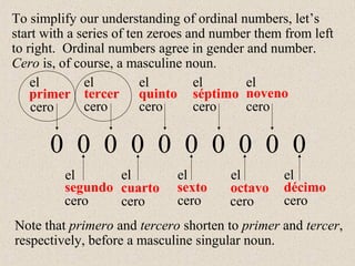 Ordinal numbers | PPT