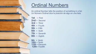 Ordinal numbers | PPT