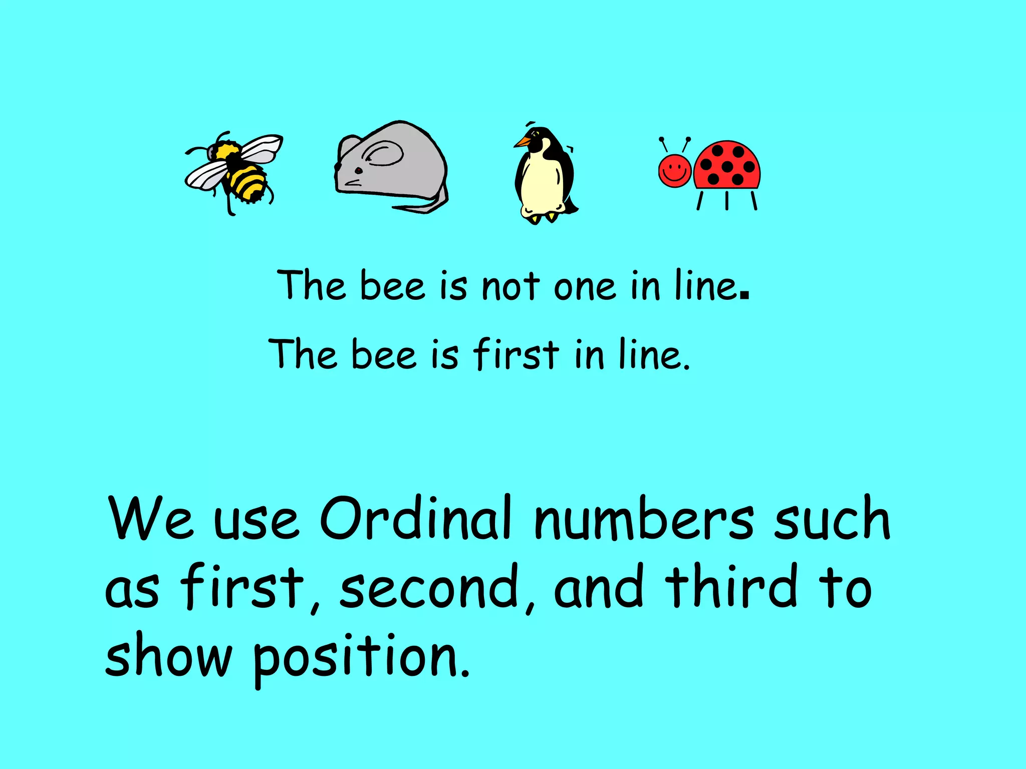 Ordinal numbers | PPT
