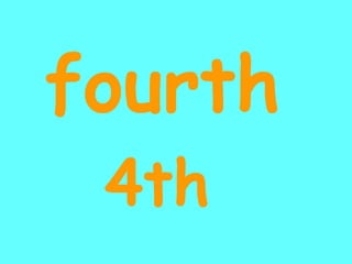 Ordinal numbers | PPT | Beekeeping | Hobbies & Interests