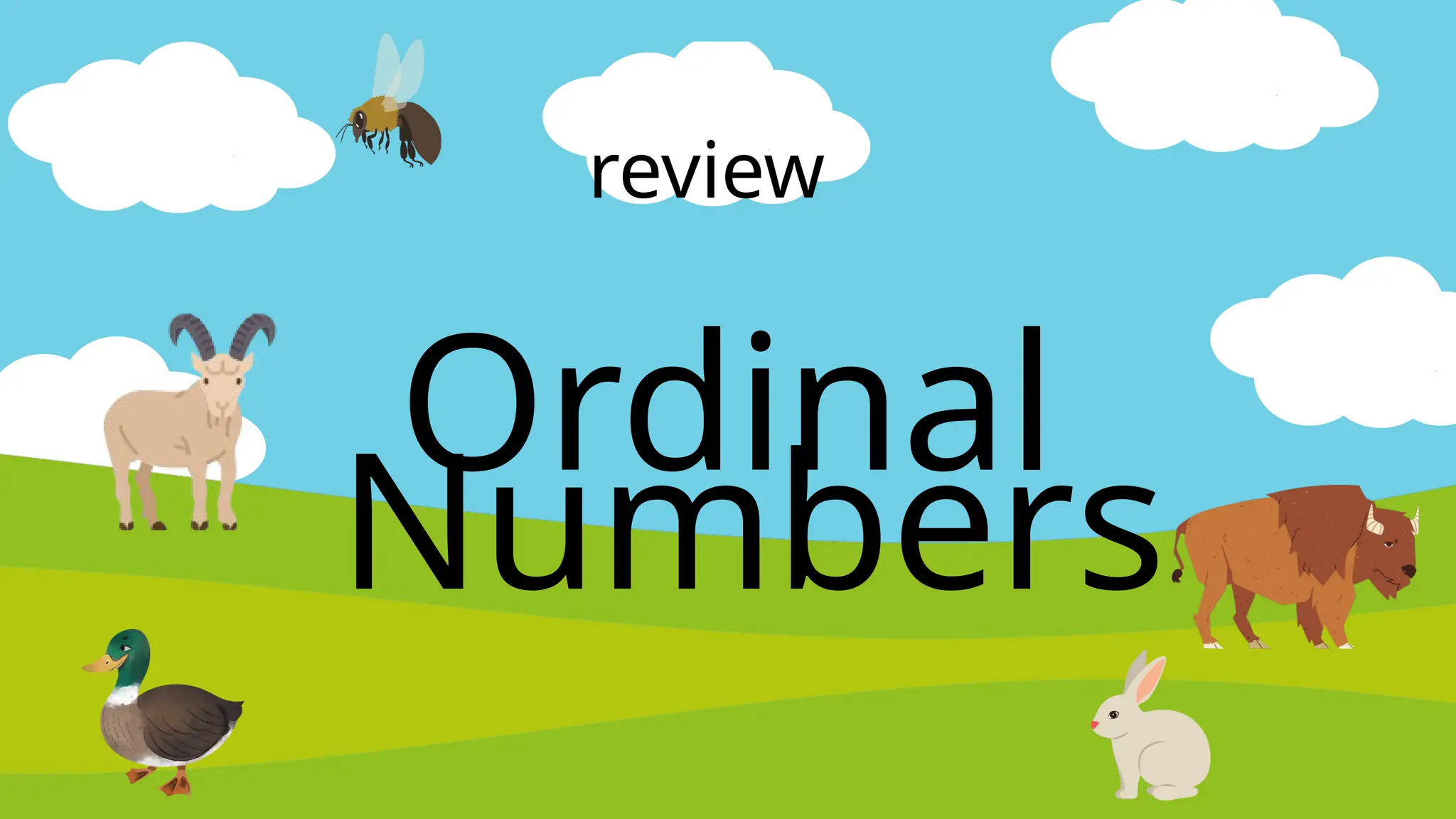 Ordinal Numbers para niños en ingles -PPT (1).pptx