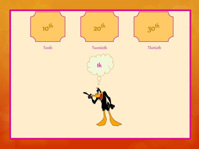 Ordinal numbers 1 - 31st - with animated voiceover | PPTX | Anniversary ...