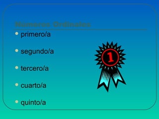 Ordinal numbers ppt | PPT