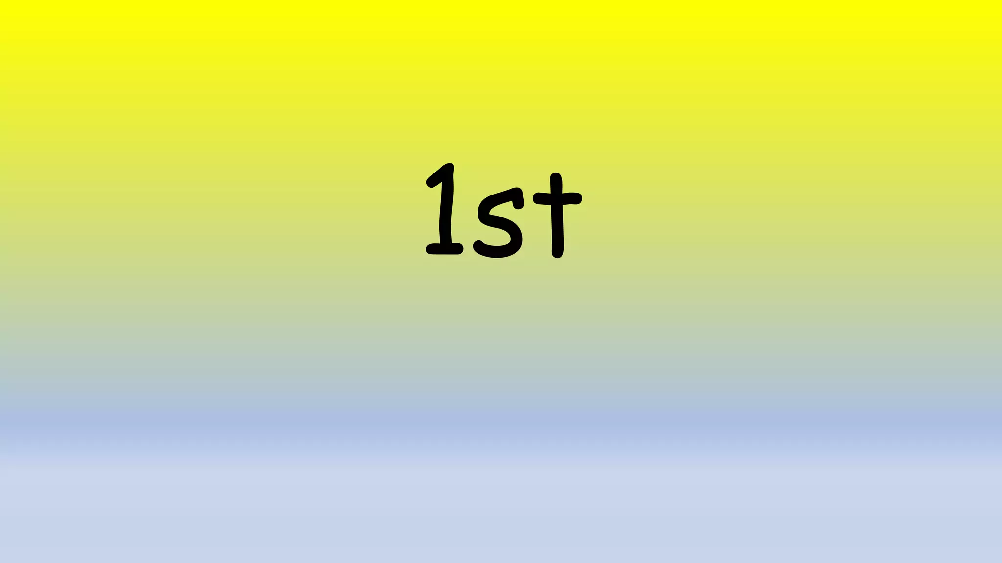 Ordinal Numbers Presentation | PPTX