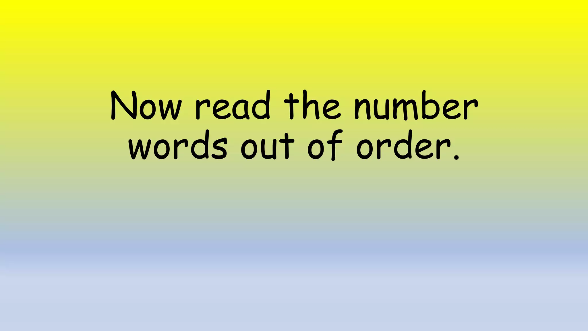Ordinal Numbers Presentation | PPTX