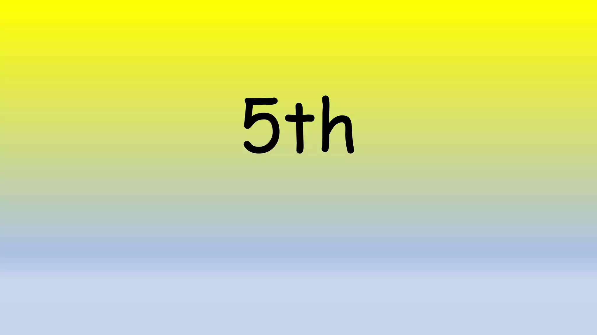 Ordinal Numbers Presentation | PPTX