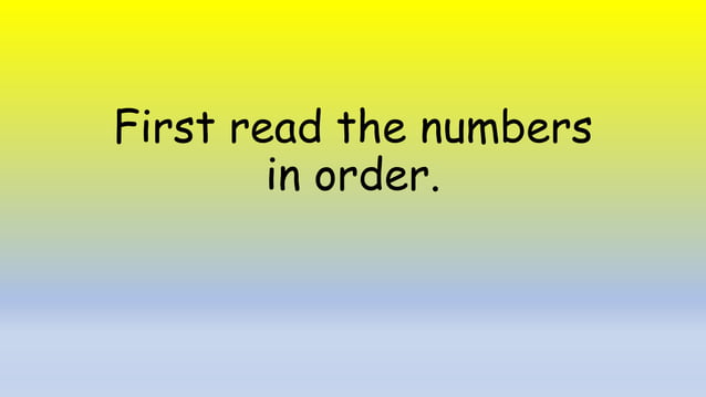 Ordinal Numbers Presentation | PPTX