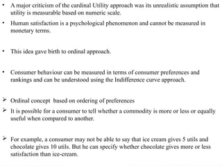 Ordinal Utility economics slide ppptx... | PPTX