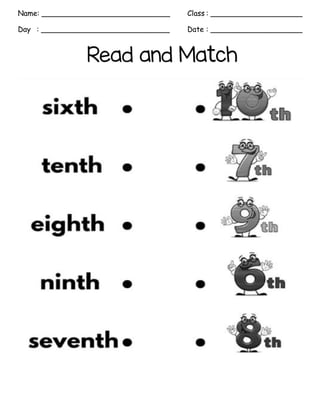 Worksheet on Ordinal Numbers 1st-10th.pdf