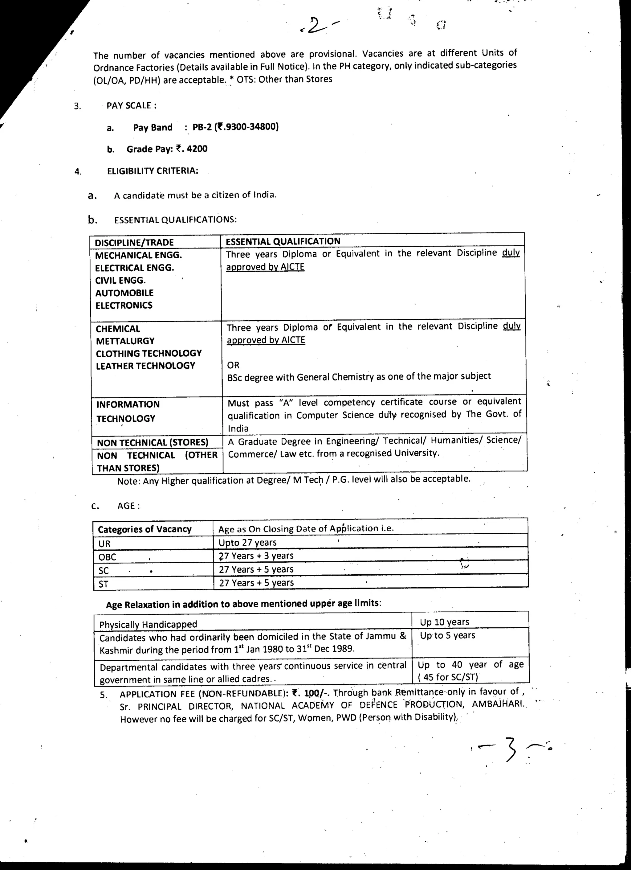 Ordinance factory board chargeman | PDF