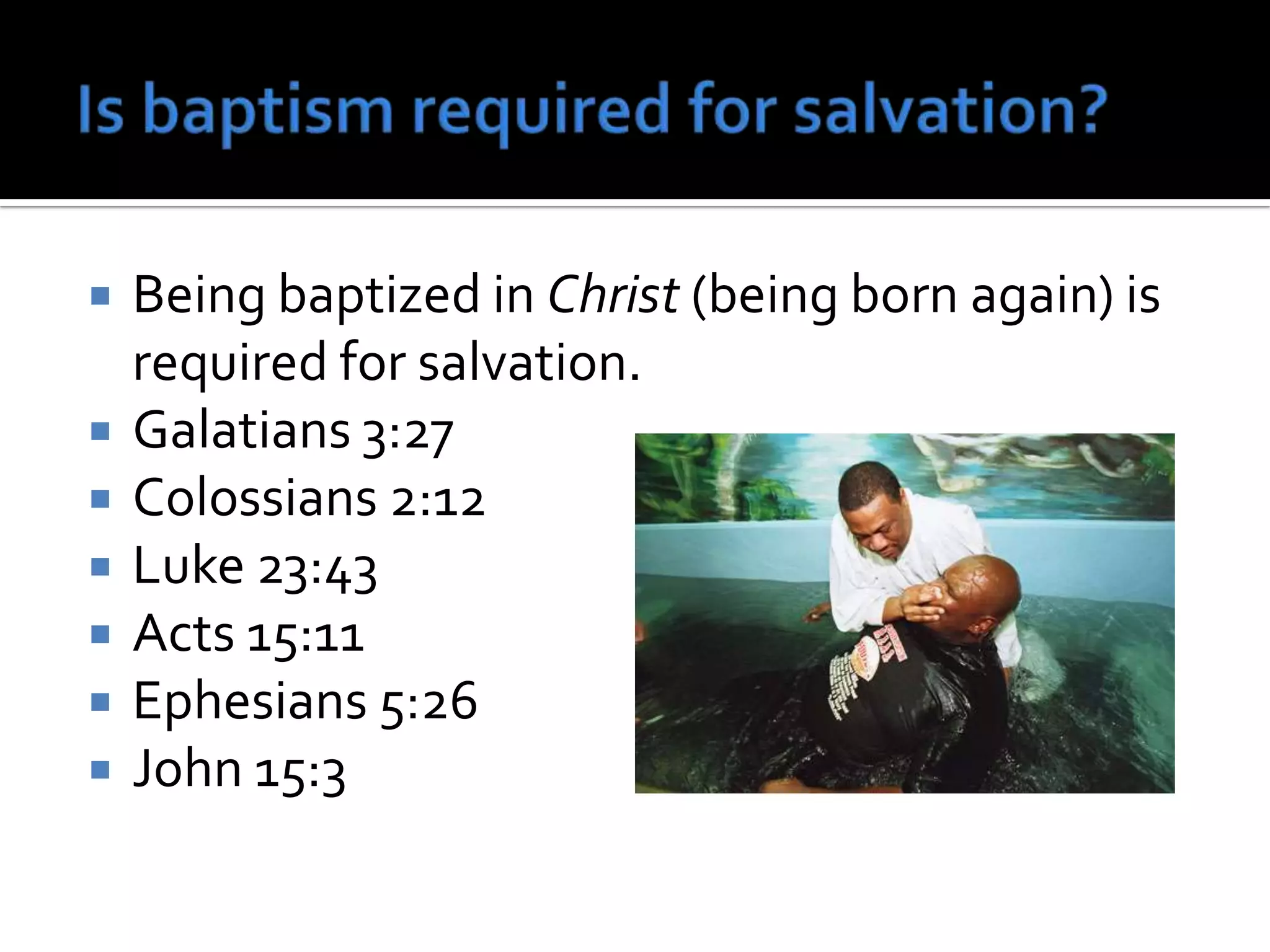 The Ordinance of Baptism | PPTX
