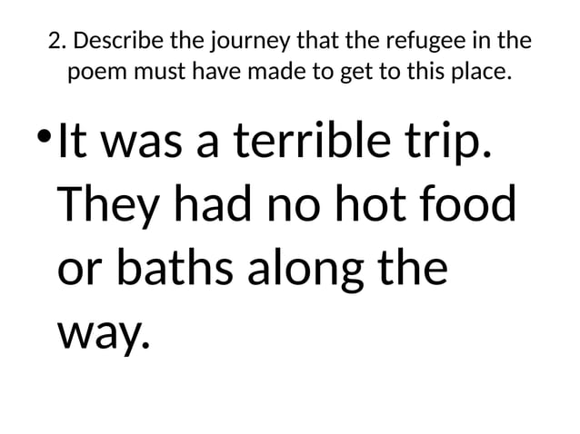Ordinance on arrival poem analysis side. | PPTX | Death, Injury, or ...